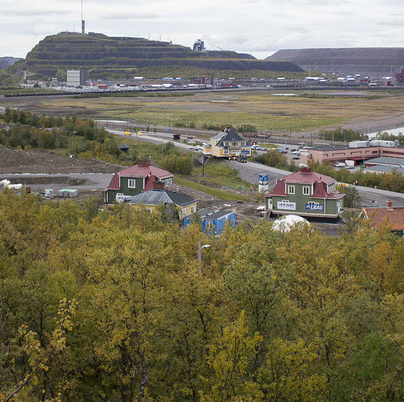 Check out the city transformation - Kiruna Lappland