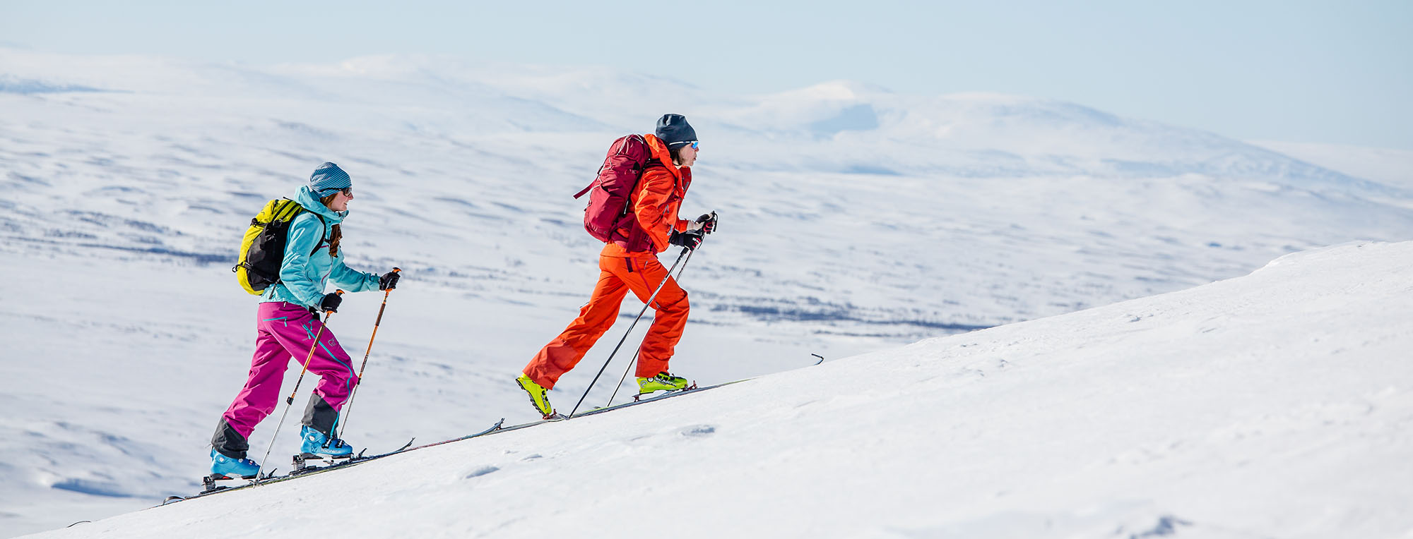 Prova på topptur - Kiruna Lappland