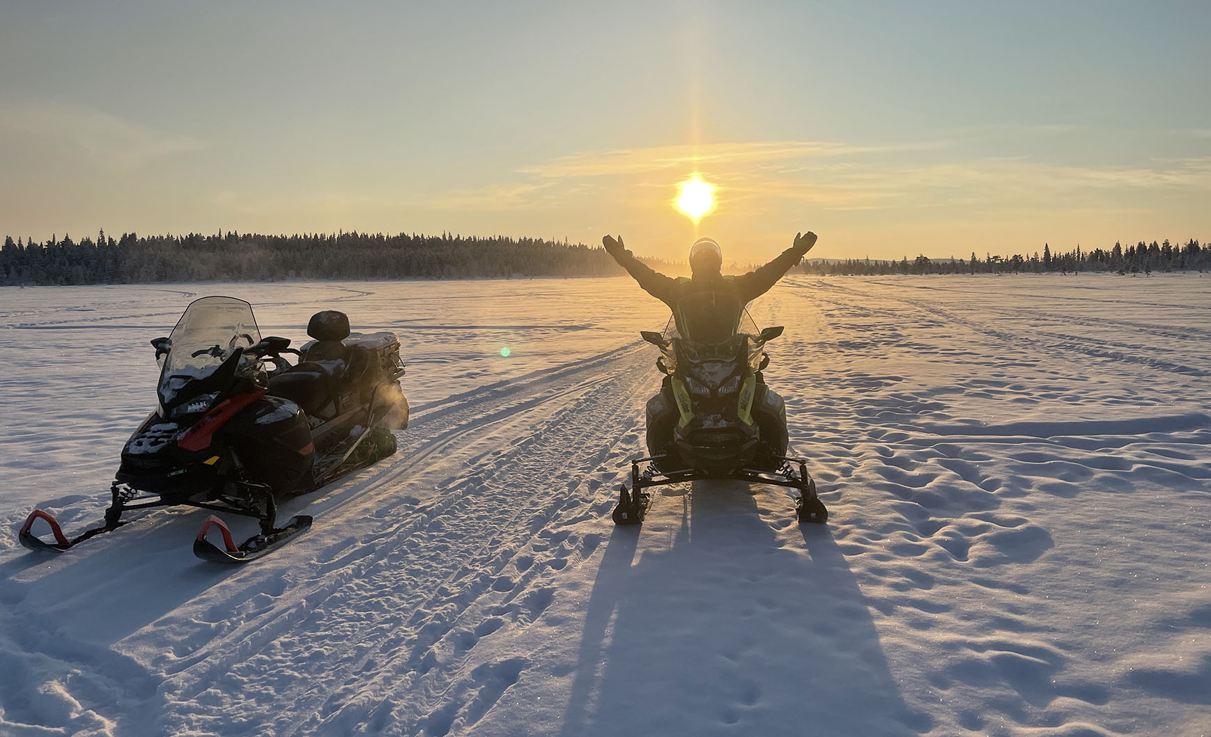 Dagstur med skoter - Kiruna Lappland